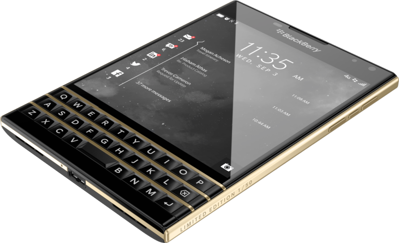 BlackBerry Ltd (BBRY) Launches 50 Black And Gold Passports - Insider Monkey